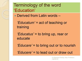 Concept of education | PPTX