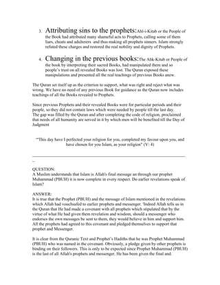 Islamic Studies - Concepts About Religion | DOC