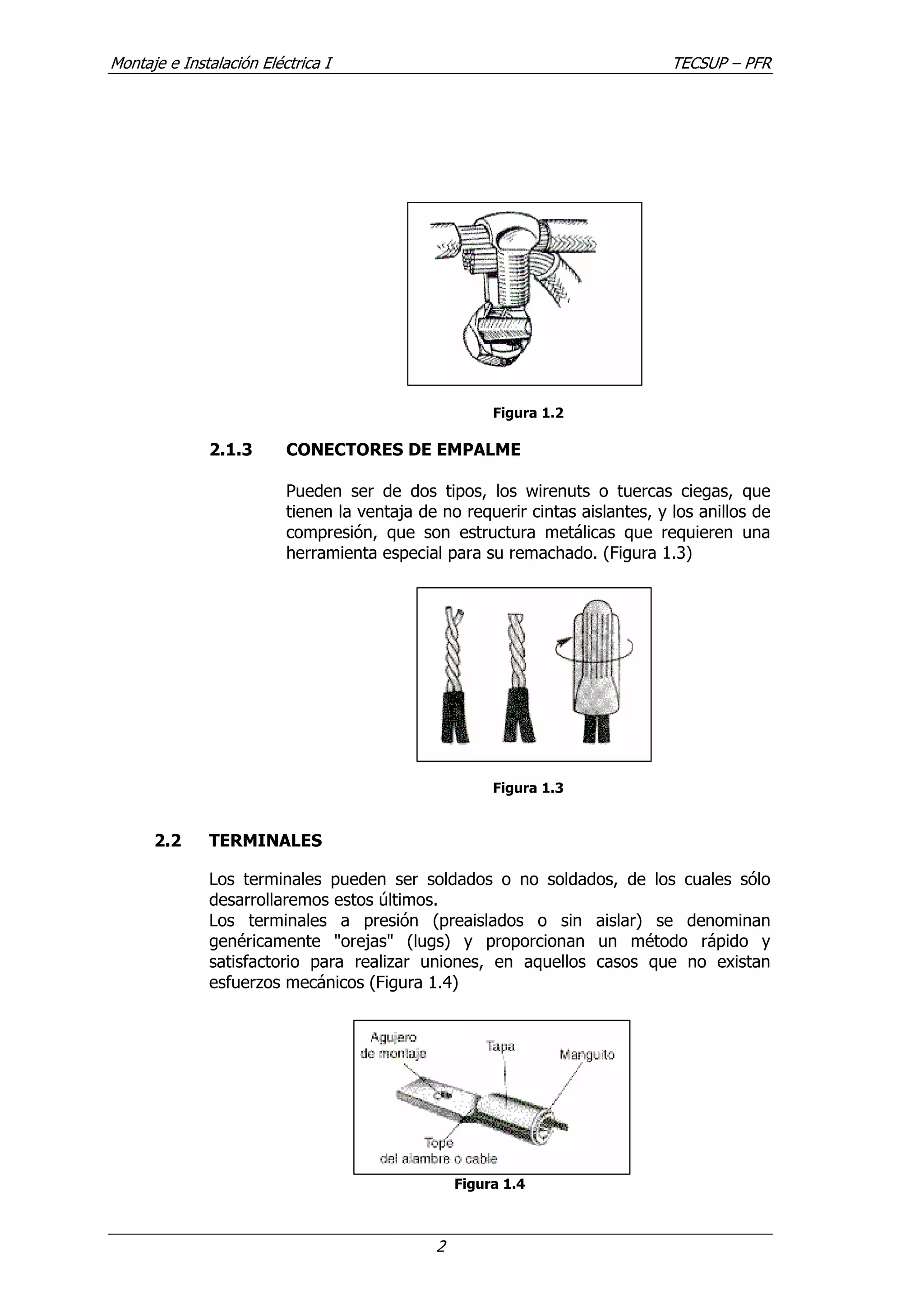 conectores, empalmes y terminales | PDF