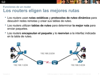 Configuración de routers y switches en redes Cisco | PPTX