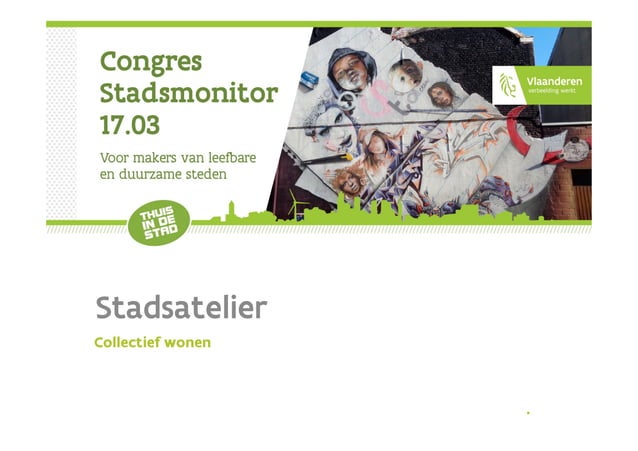 Vaststellingen (collectief) wonen uit Stadsmonitor 2014 | PPT