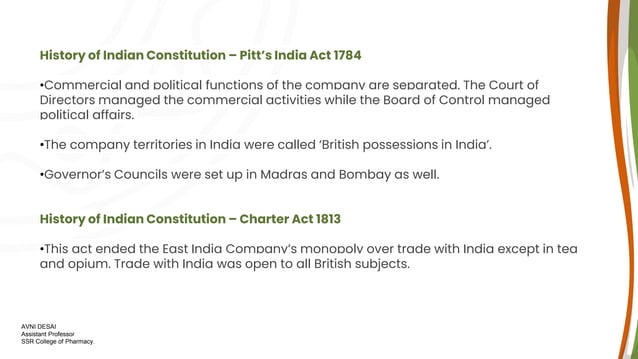Indian Constitution - History of INDIA.pptx