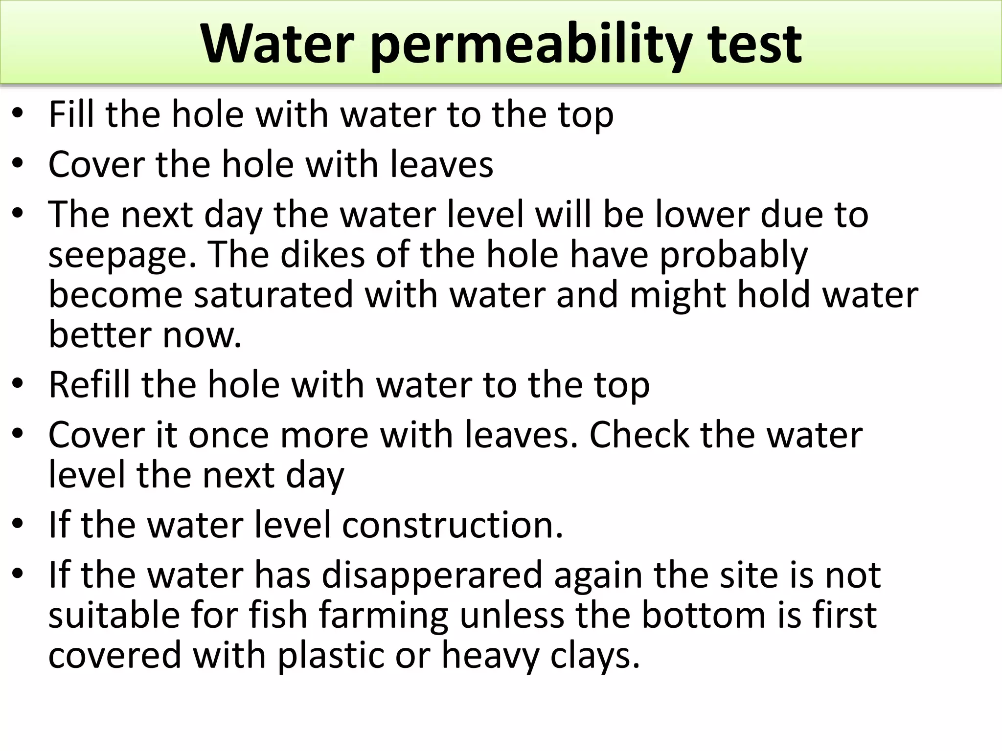 1 construction, preparation of ponds, seed, feed & health management of ...