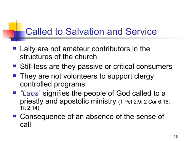 Session 1 - Context and Calling | PPT Session 1 - Context and Calling | PPT