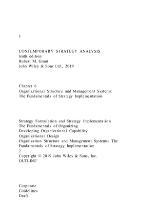 1 contemporary strategy analysi stenth editionrobert m. | PDF