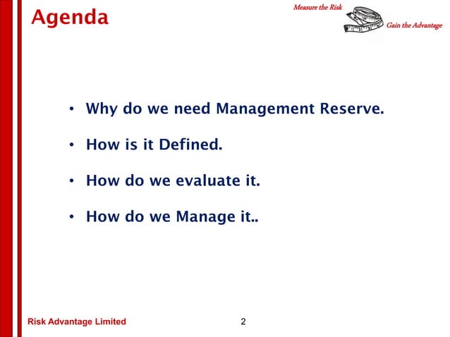 Contingency and management reserve | PDF
