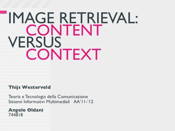 Content vs Context