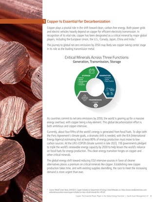 (1) Copper, the essencial power player in the global energy transition ...