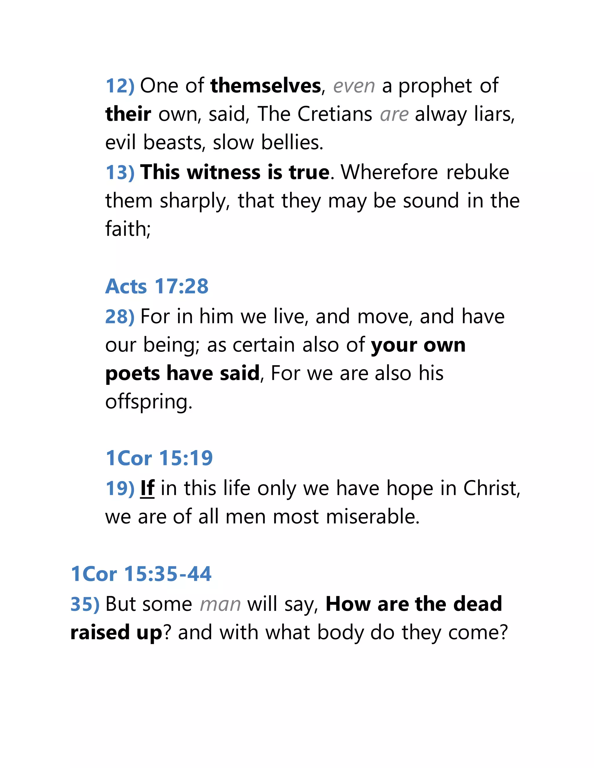1Cor 15:29 Three Applications One Interpretation | DOCX