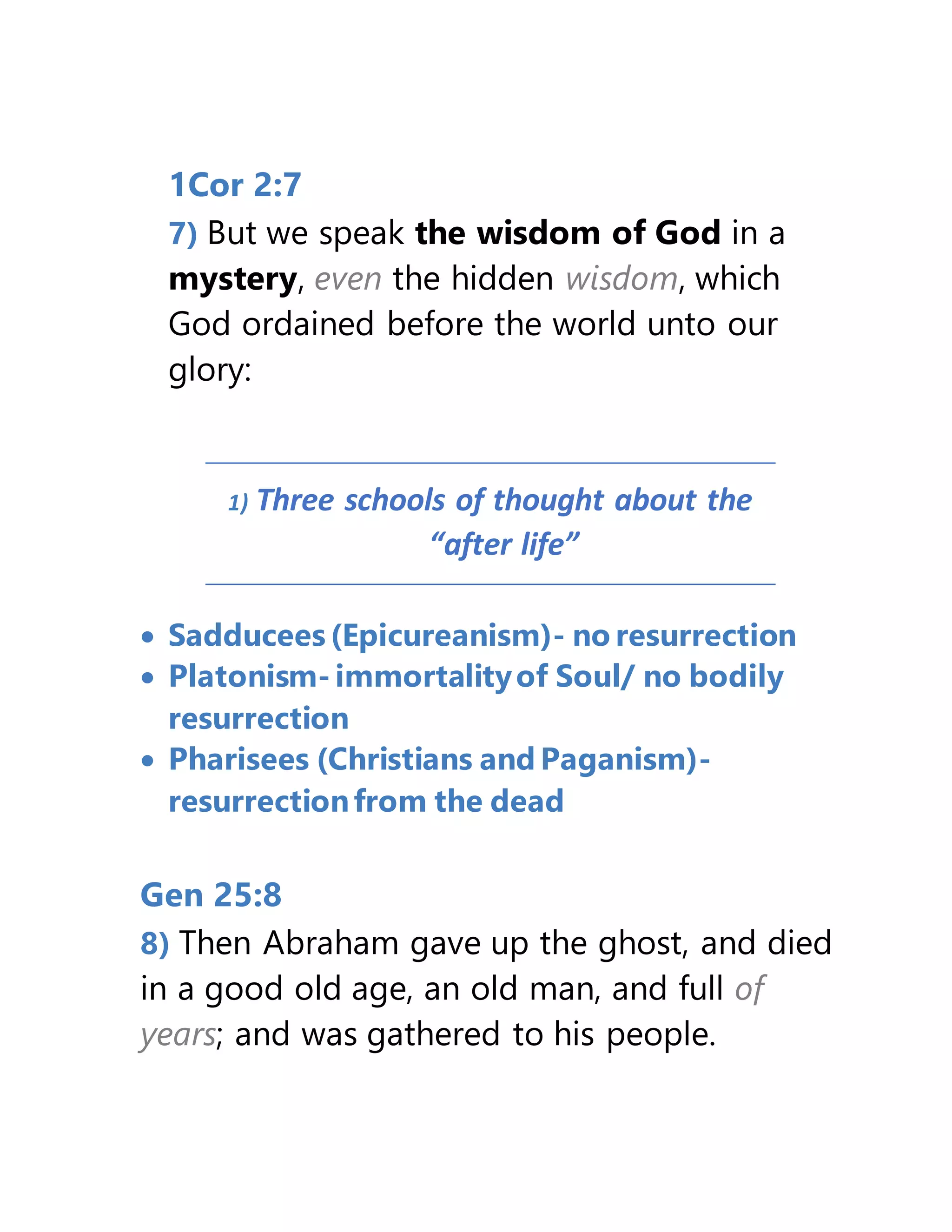 1Cor 15:29 Three Applications One Interpretation | DOCX