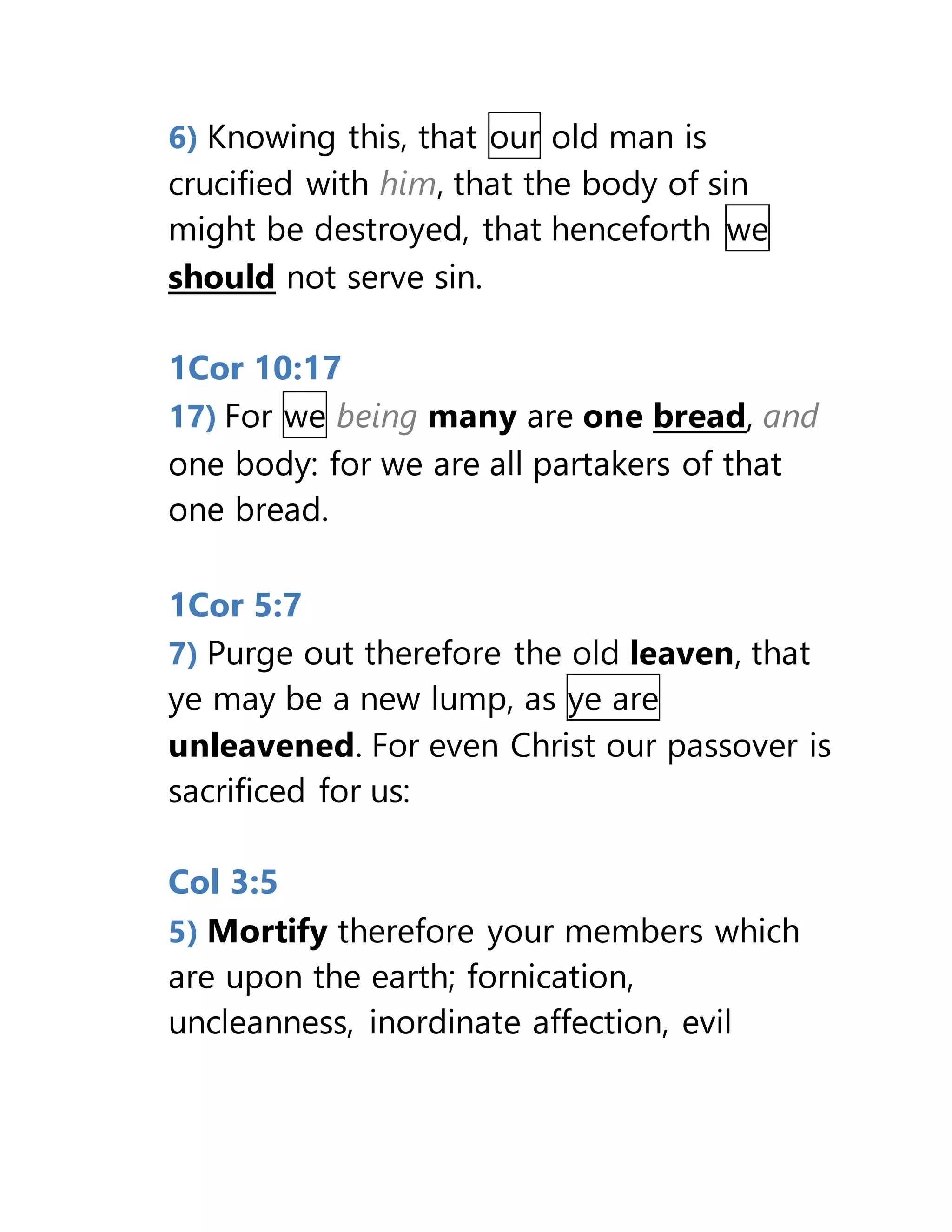 1Cor 15:29 Three Applications One Interpretation | DOCX