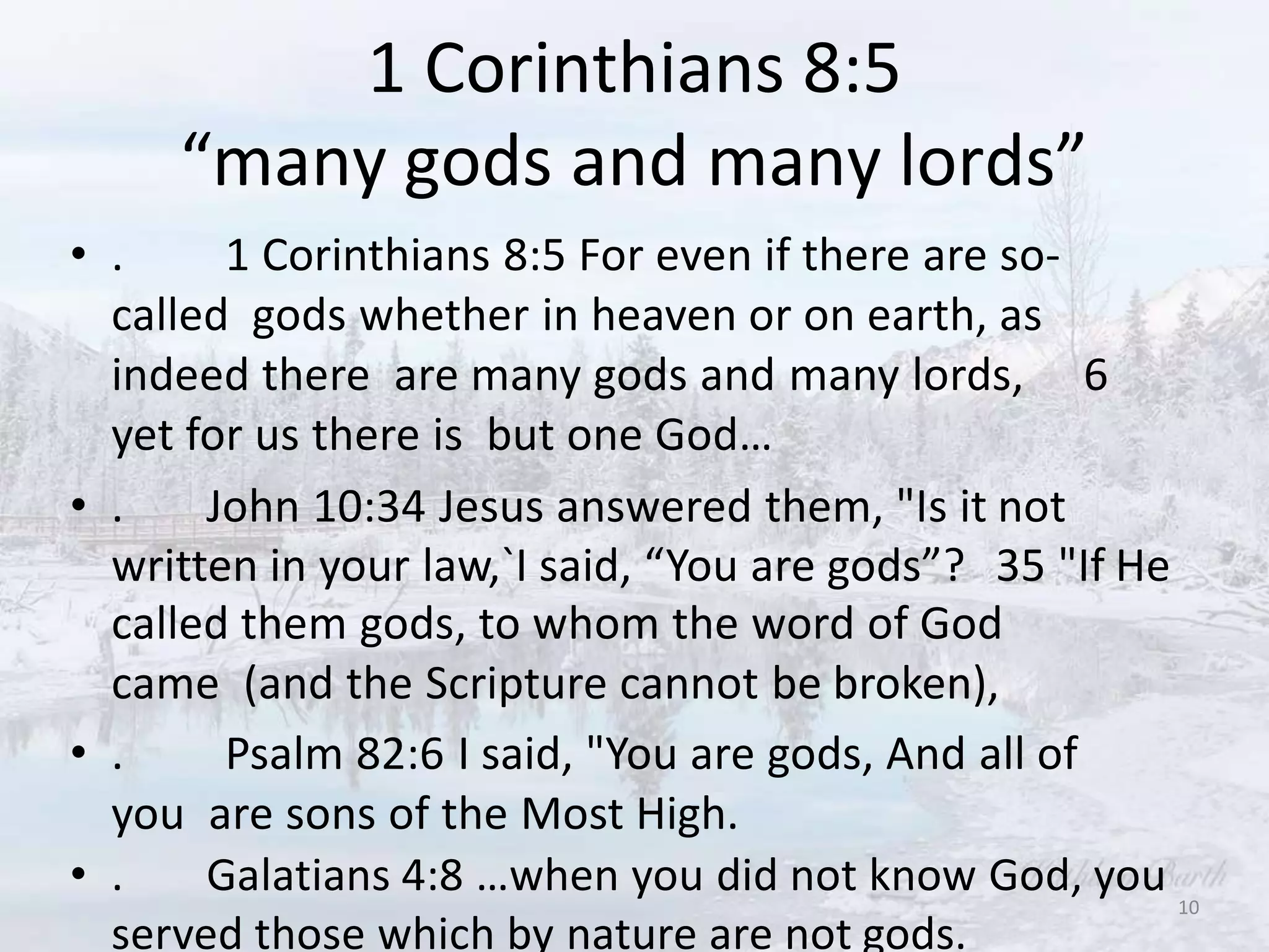 1 Corinthians Chapters 8 & 9; Teaching file | PPTX