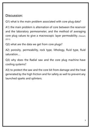 Core plug test | DOCX