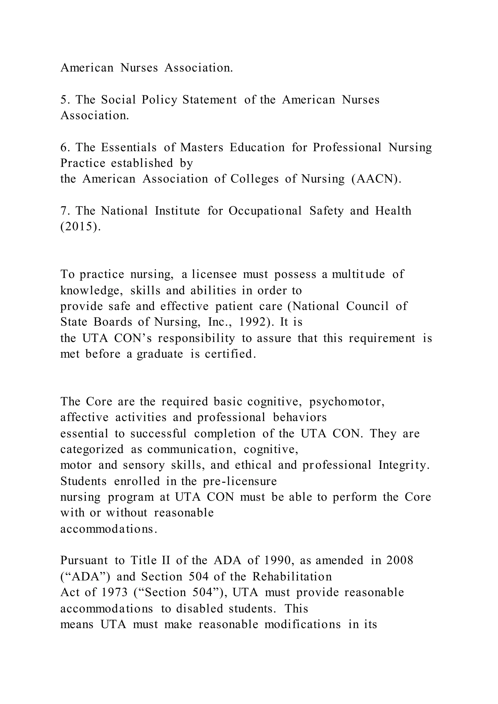 1 Core Standards Title Of Policy Procedure Dun Co Pdf