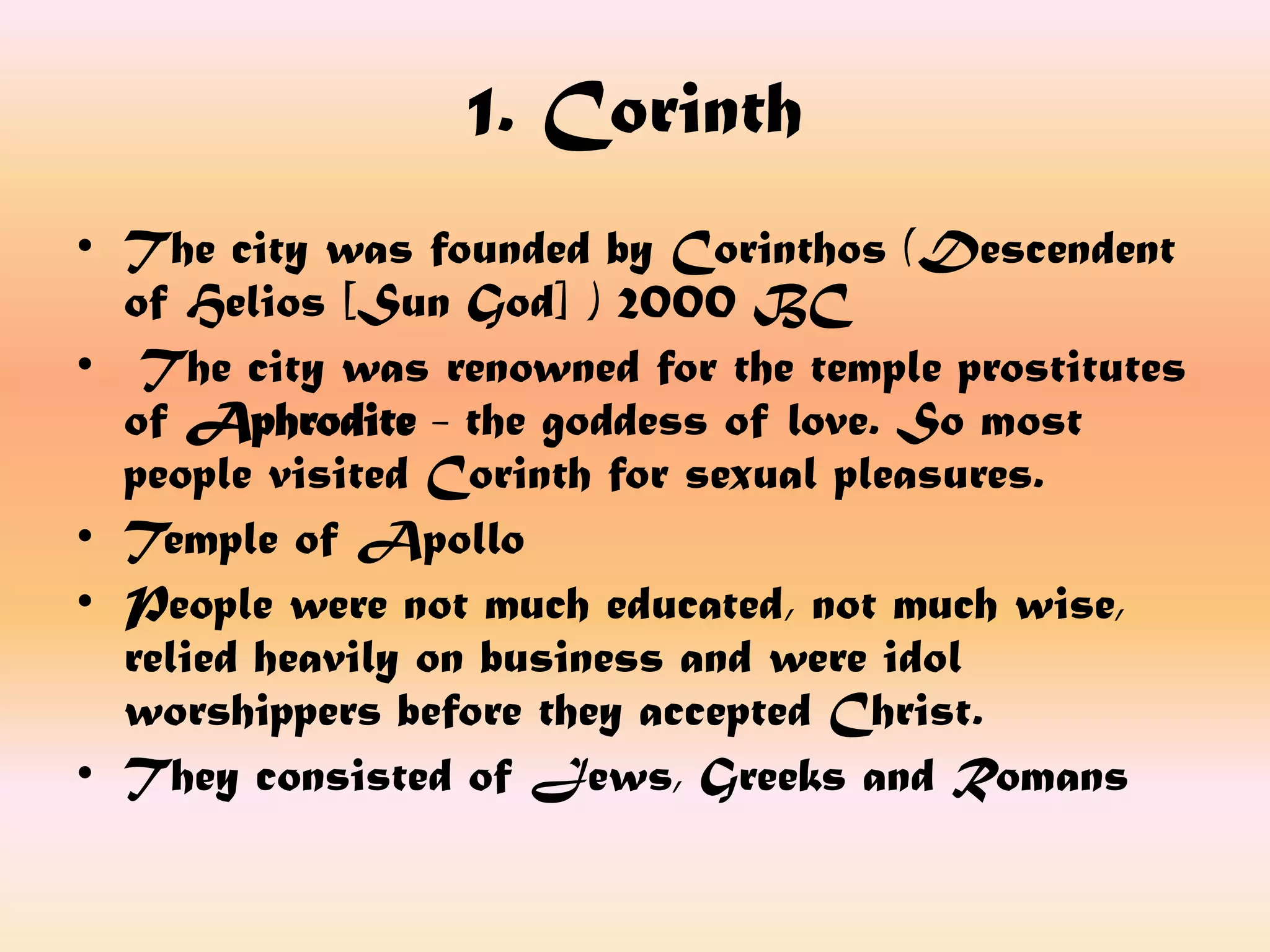 1st corinthians | PPTX