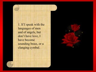 1 Corinthians 13 Slideshow: Kal-el Marcus | PPTX