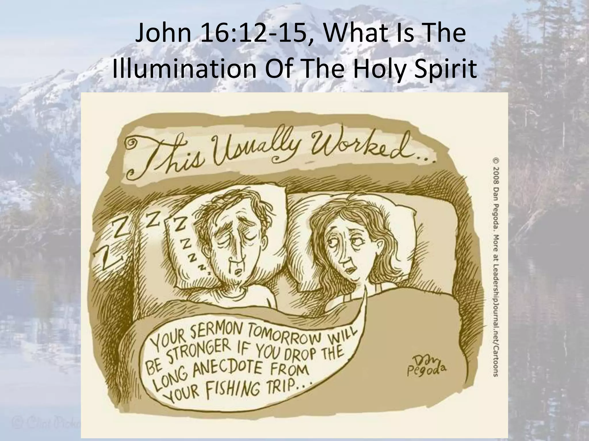 1 Corinthians 2, Heaven; Illumination Of The Holy Spirit; Mature ...