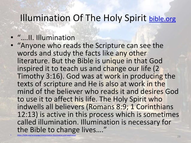 1 Corinthians 2, Heaven; Illumination Of The Holy Spirit; Mature ...