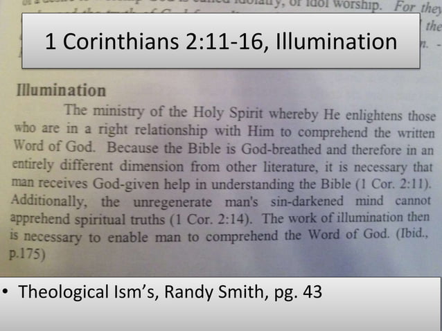 1 Corinthians 2, Heaven; Illumination Of The Holy Spirit; Mature ...