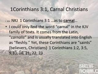 Immaturity Christian