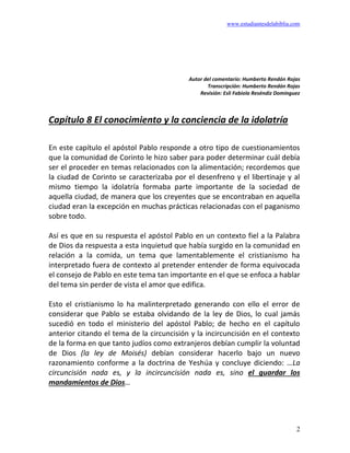 1 Corintios 8 El conocimiento y la conciencia de la idolatría.pdf