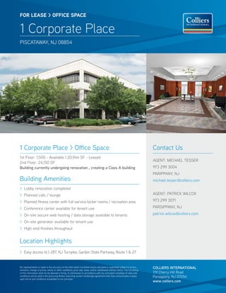 1 Corporate Place Booklet | PDF