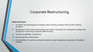 1 Corporate Restructuring Meaning and concept | PPT