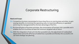 1 Corporate Restructuring Meaning and concept | PPT