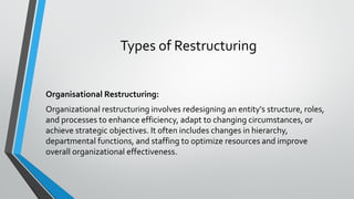 1 Corporate Restructuring Meaning and concept | PPT