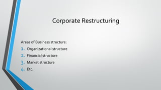 1 Corporate Restructuring Meaning and concept | PPT