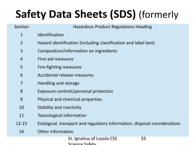 grade 10 Course Intro, WHMIS, Safety.ppt | Secondary Education | Education