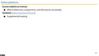 1_Course Overview, Data Science Lifecycle.pptx | Computing | Technology & Computing