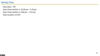 1_Course Overview, Data Science Lifecycle.pptx | Computing | Technology & Computing