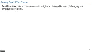 1_Course Overview, Data Science Lifecycle.pptx | Computing | Technology & Computing