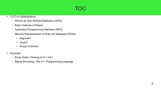 (1) cpp abstractions user_defined_types
