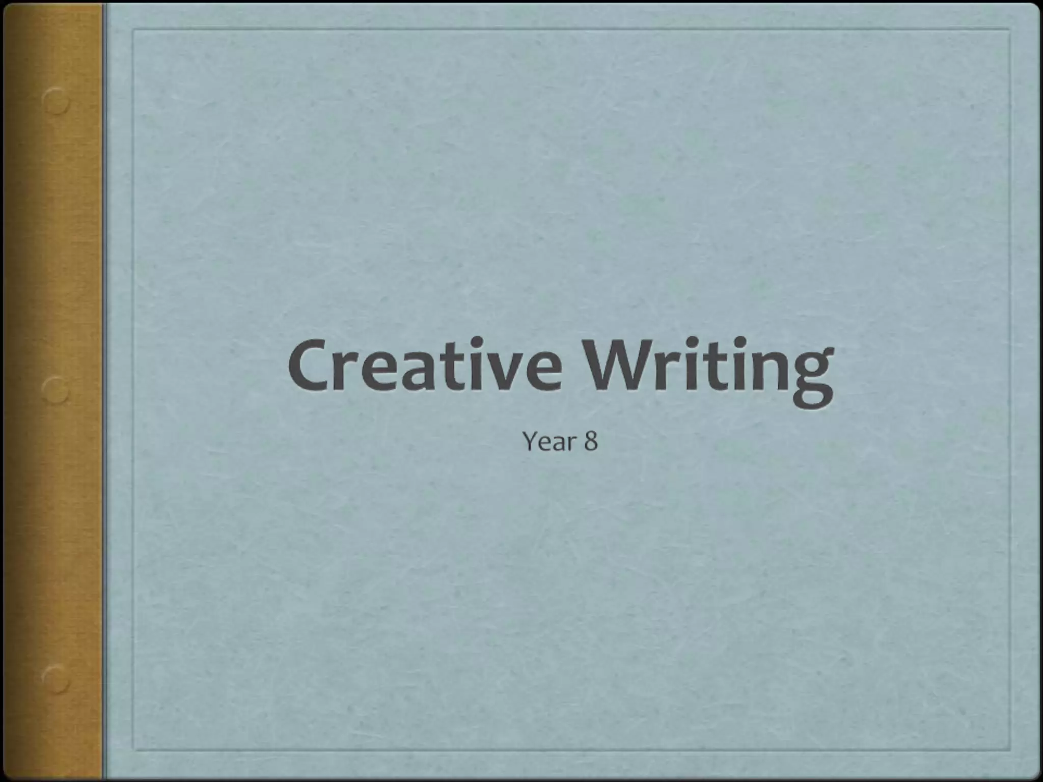 1 creative writing intro | PPTX