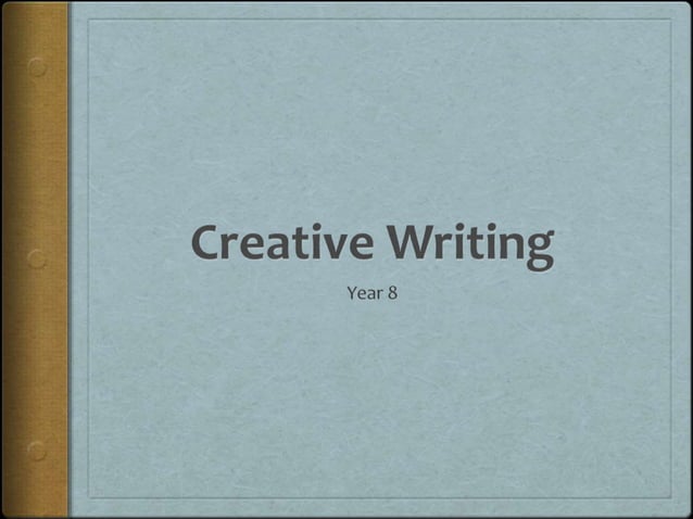 1 creative writing intro | PPTX