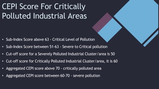 1_Critically Polluted Industries management | PPT