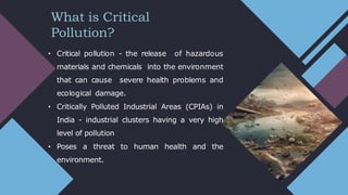 1_Critically Polluted Industries management | PPTX