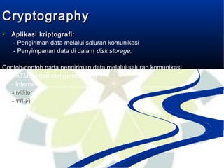 Cryptography | PPT
