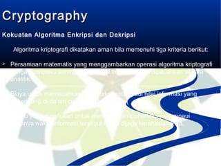 Cryptography | PPT