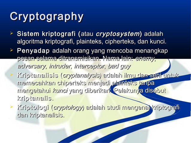 Cryptography | PPT