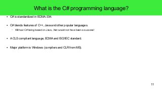 (1) c sharp introduction_basics_dot_net | PPT