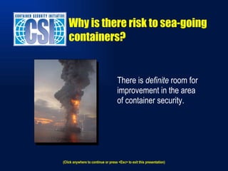 Container Security Initiative CSI | PPT