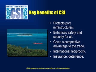 Container Security Initiative CSI | PPT