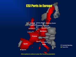 Container Security Initiative CSI | PPT