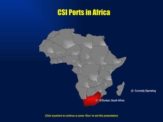 Container Security Initiative CSI | PPT