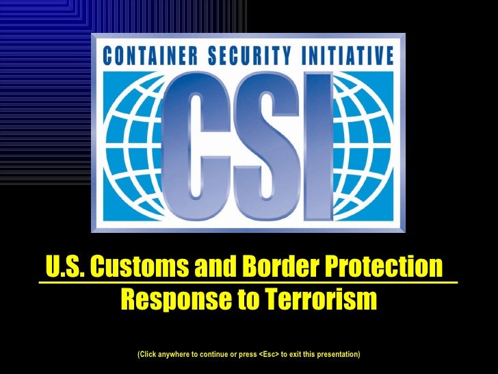 Container Security Initiative CSI