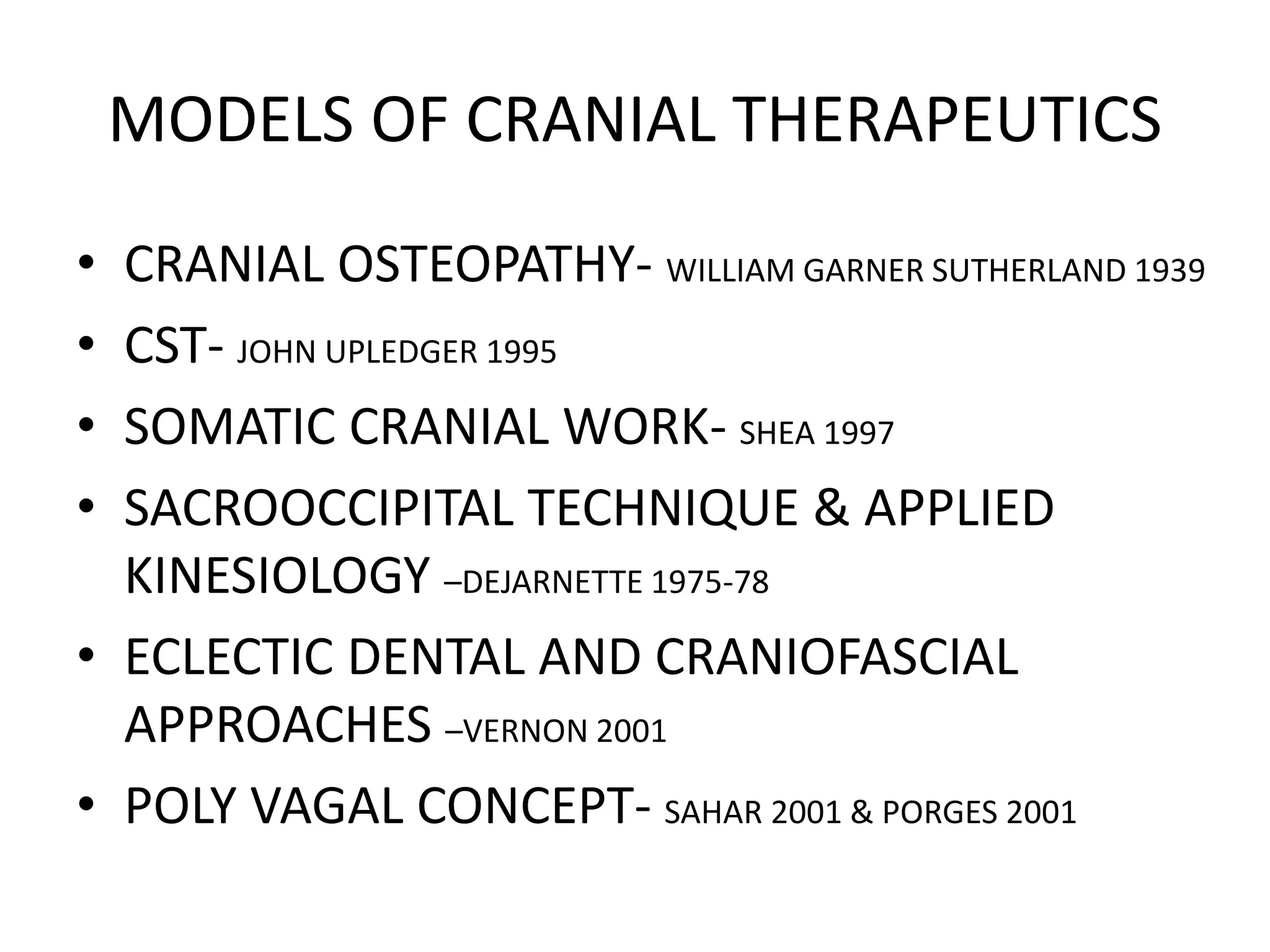 cranial manipulation | PPTX