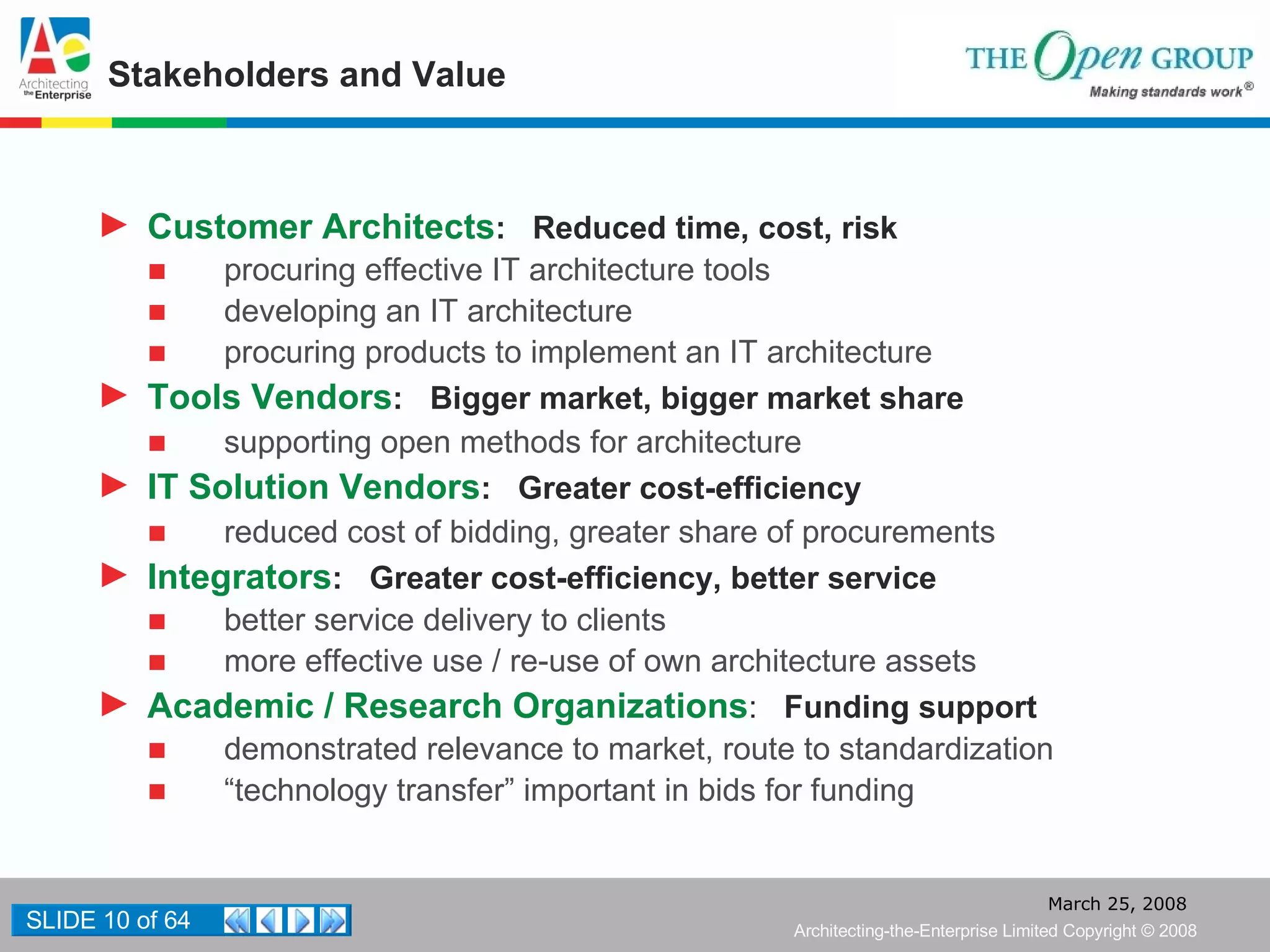 Understanding and Applying The Open Group Architecture Framework (TOGAF ...